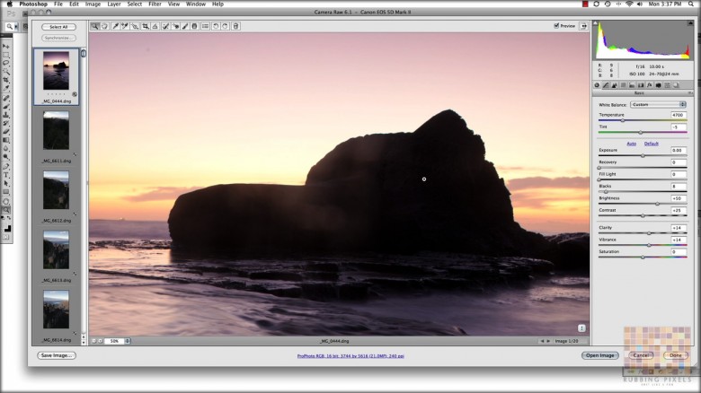 New Tutorials - Effects of Scratched ND Grad Filters - Matt Lauder Gallery