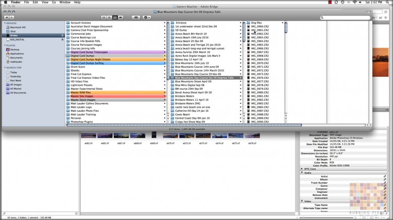 New Tutorial - Organise and Catalogue Your Images - Matt Lauder Gallery