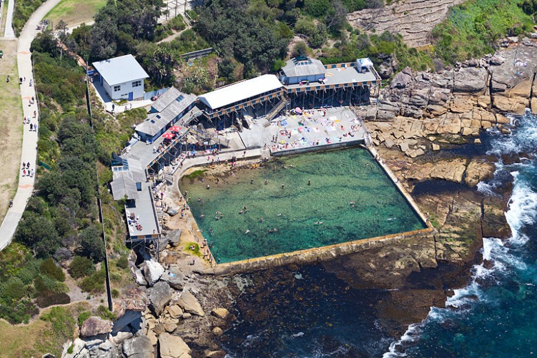 Wylie Baths Aerial Landscape Photos Eastern Beaches Sydney