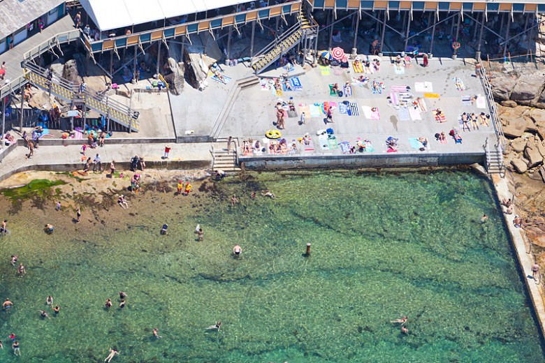 Aerial Photos Wylies Baths Landscape Images Ocean Sydney