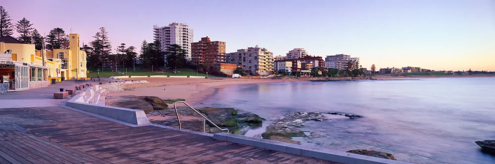 South Cronulla Beach Landscape Photos Sunrise Panoramic The Shire