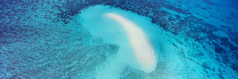 Close Up Vlasoff Cay Panoramic Aerial Photoraphy Great Barrier Reef