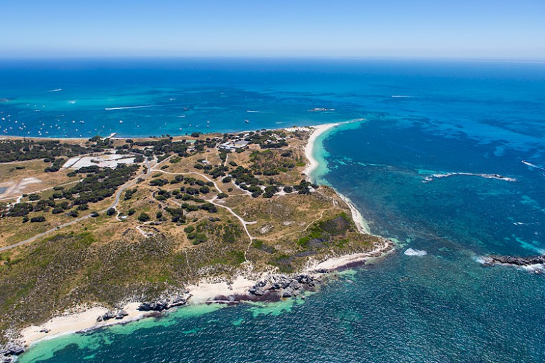 Bickley Bay Aerial Images Summer Sun Rottnest Island