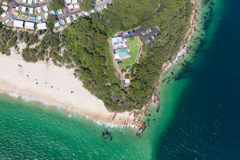 Nelson Head Lighthouse Aerial Photos Port Stephens