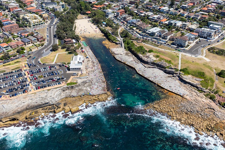Clovelly Beach Daytime Aerial Photos Images Sydney
