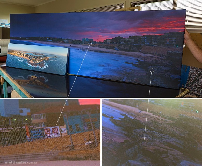 Large Format Printed Canvas Amazing Detail Printing Service