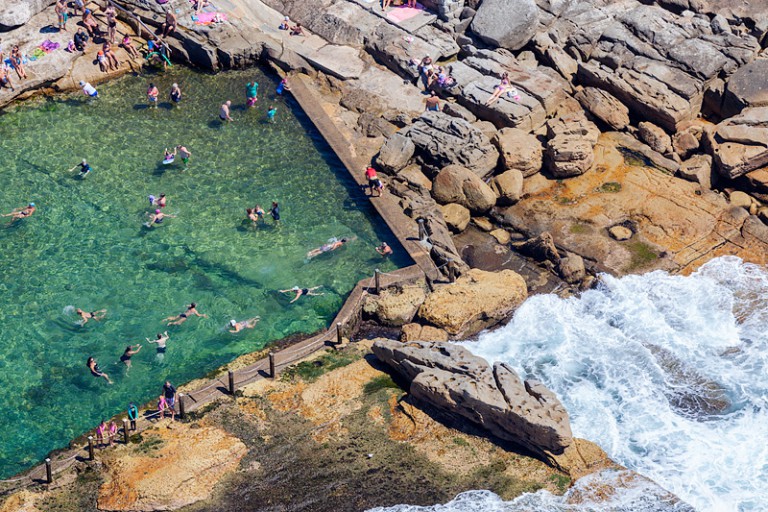 Mahon Pool Maroubra Baths Aerial Photos Eastern Beaches Sydney