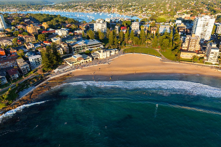 Cronulla Beach Aerial Sunrise Photography