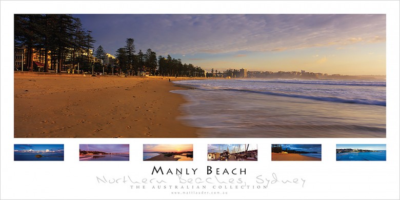 Manly Beach Northern Beaches Wall Posters