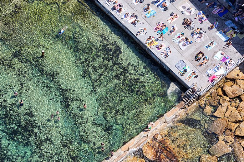 Wylies Ocean Baths Aerial Photos - Sydneys Eastern Beaches Images