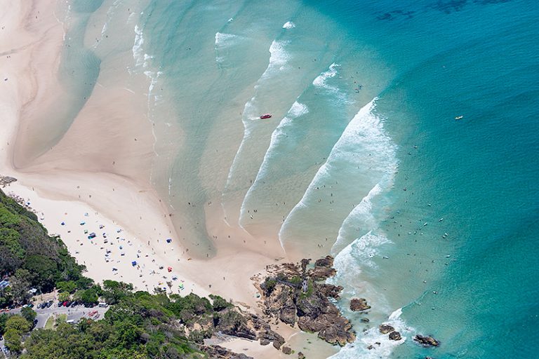 The Pass - Byron Bay Aerial Pictures - Landscape Photography - Surfing